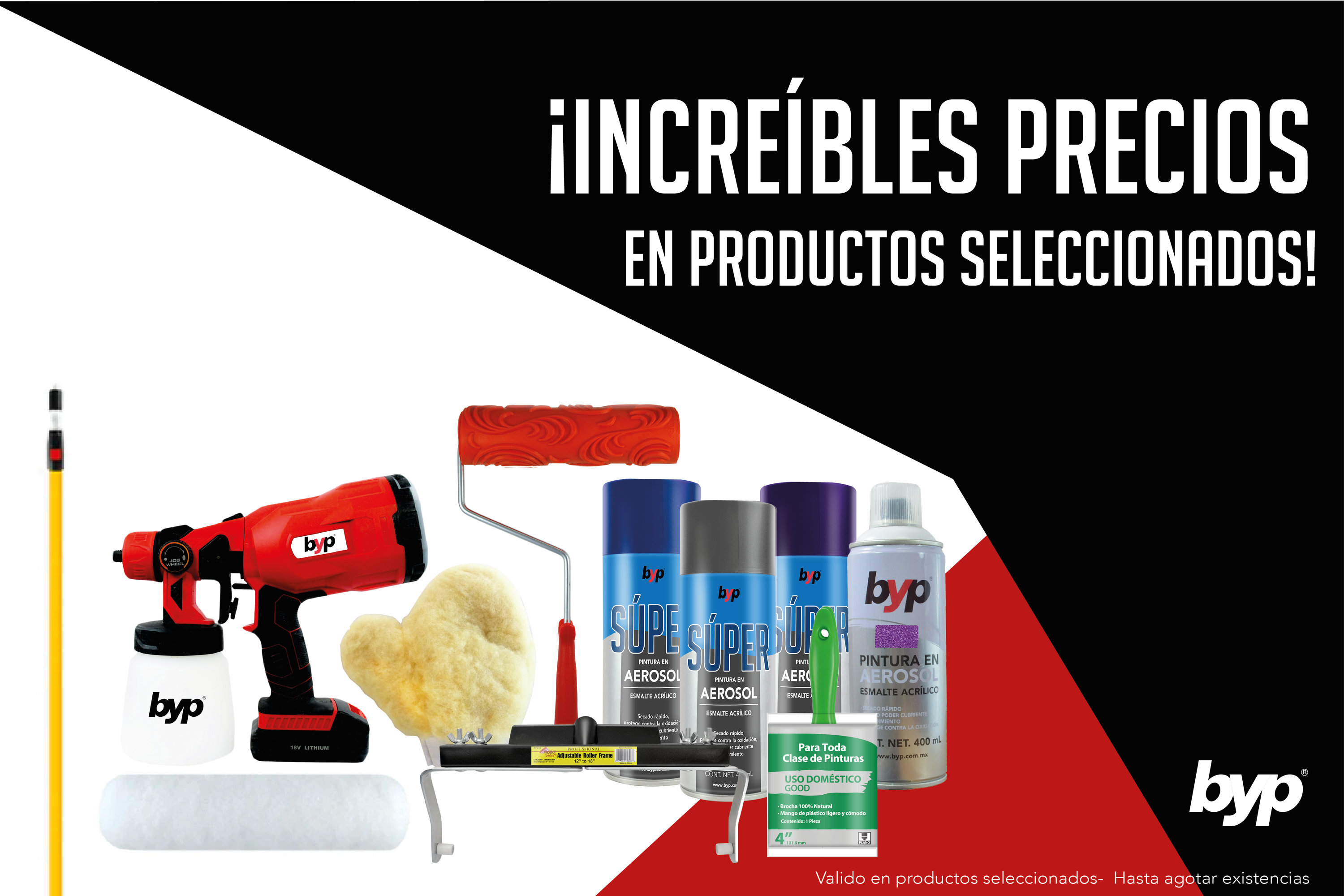 byp | Líder en aplicadores de pintura.