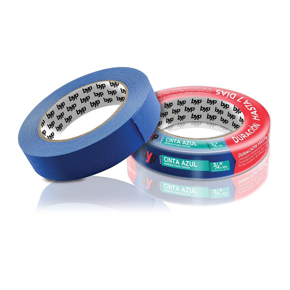 Cinta masking azul para pintar | byp